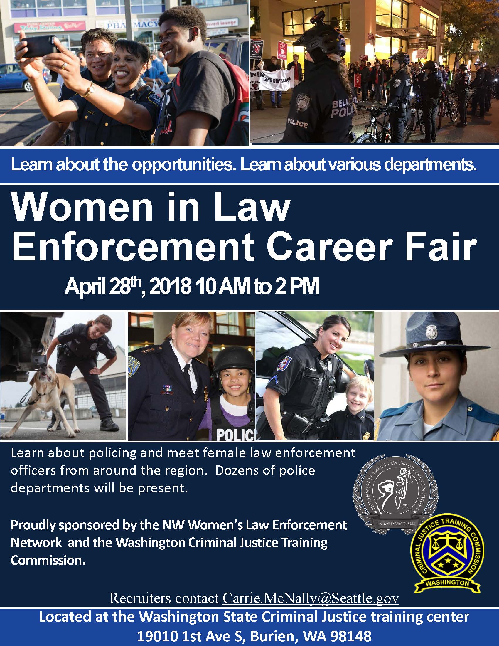 Women in Law Enforcement Career Fair This Weekend – Bellevue Beat Blog