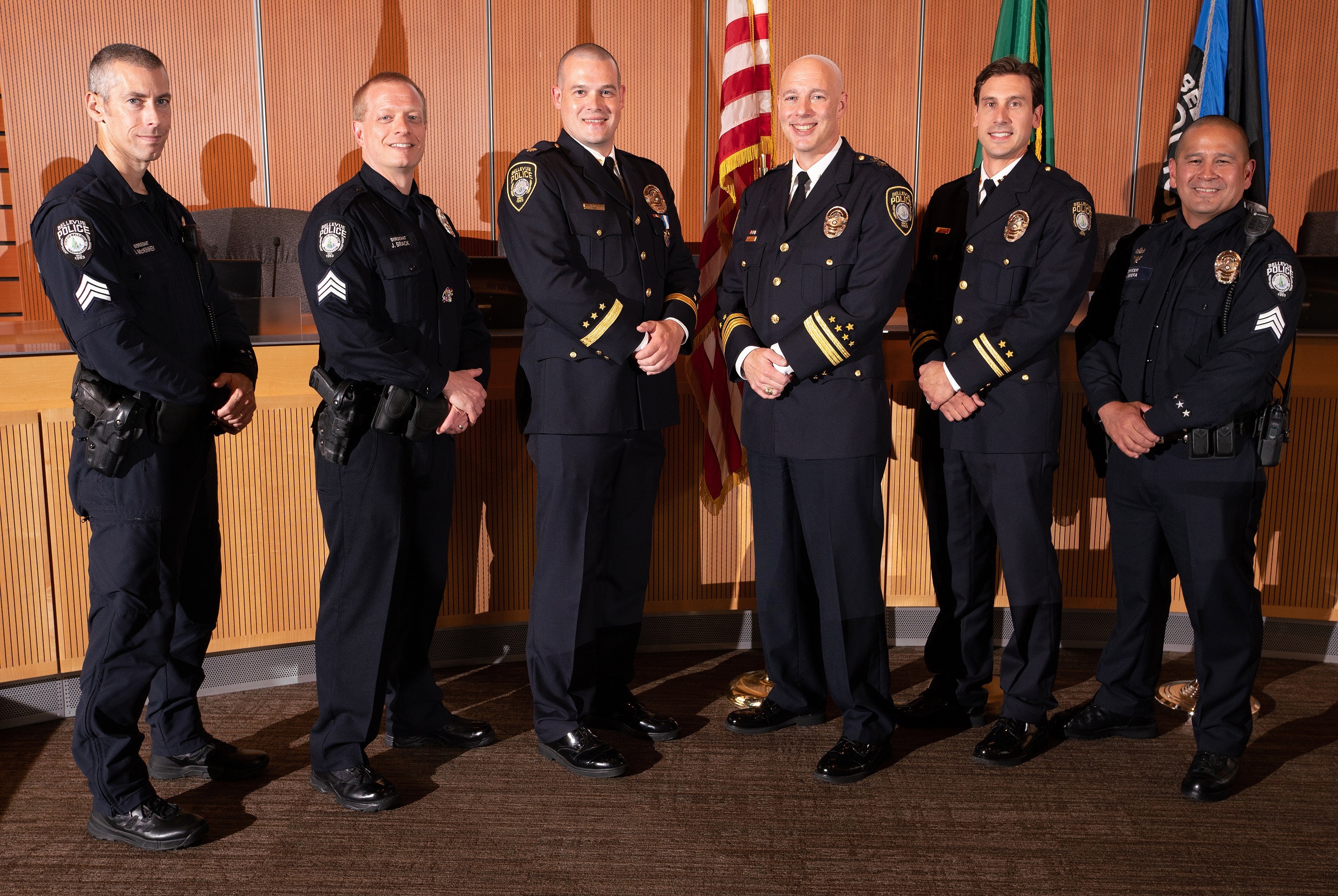 Bellevue Police Promote Six in Ceremony at City Hall – Bellevue Beat Blog