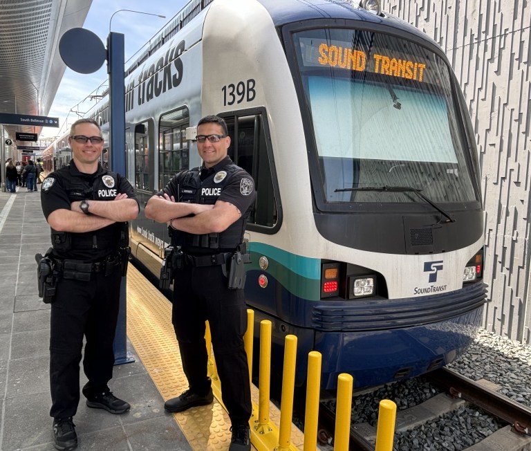 Bellevue Police Announce Light Rail Unit Ahead of 2 Line Opening ...