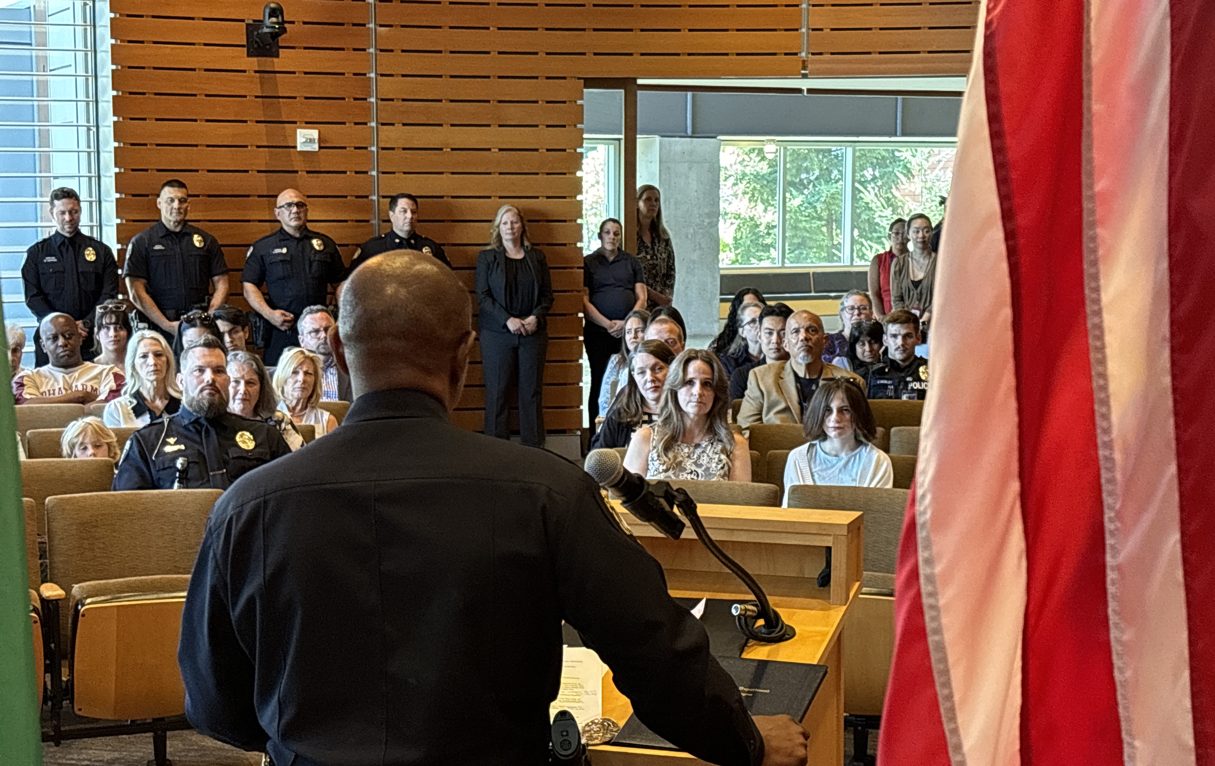 Officers Kevin Bereta and Jordan Jackson earn Bellevue Police’s Blue ...