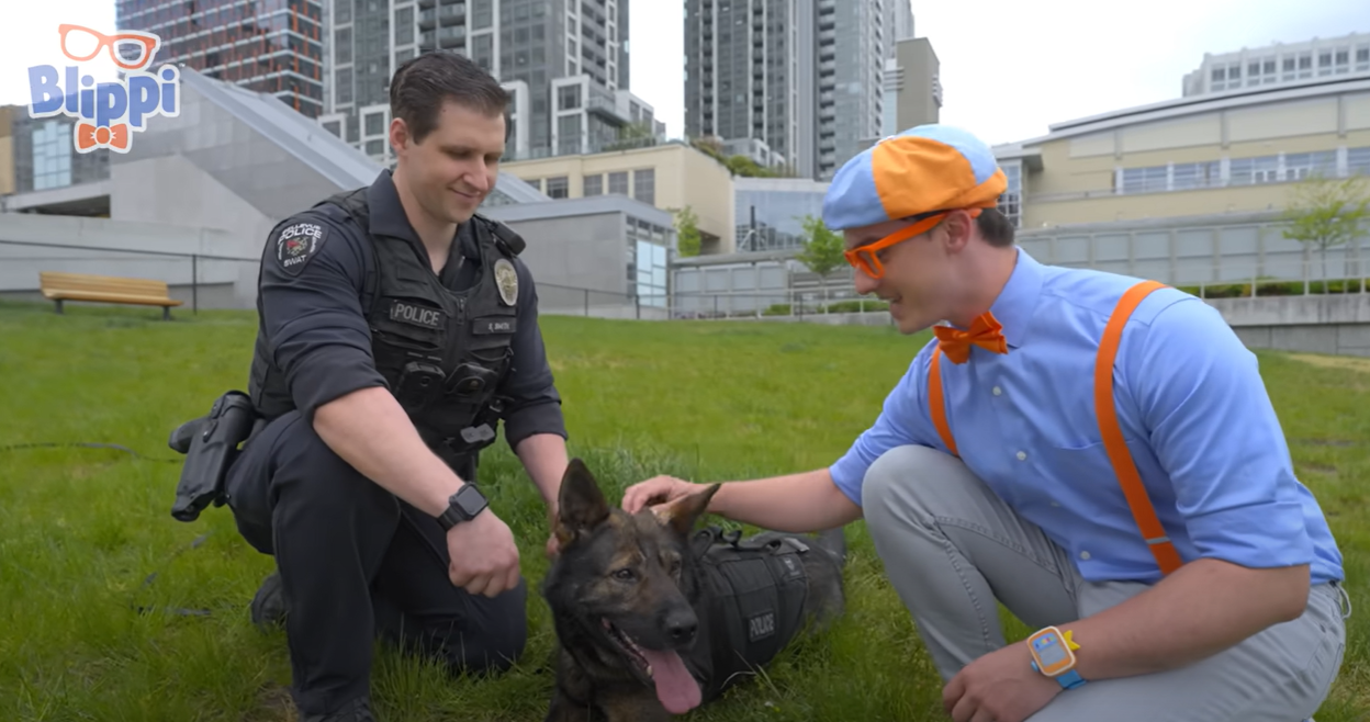 Bellevue Police invites Blippi to station in latest episode of popular ...
